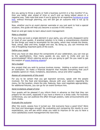 Your Essential Guide to Successful Event Planning | PDF