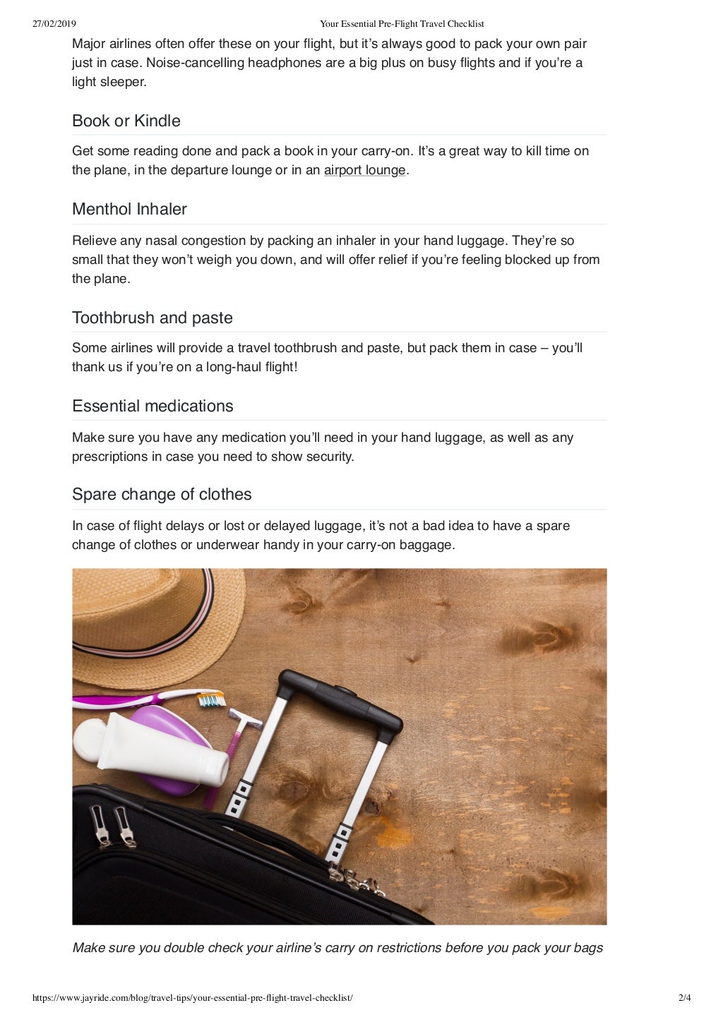 Your Essential Pre flight Travel Checklist your-essential-pre-flight-travel-checklist