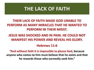 Your faith determines what you receive | PPTX