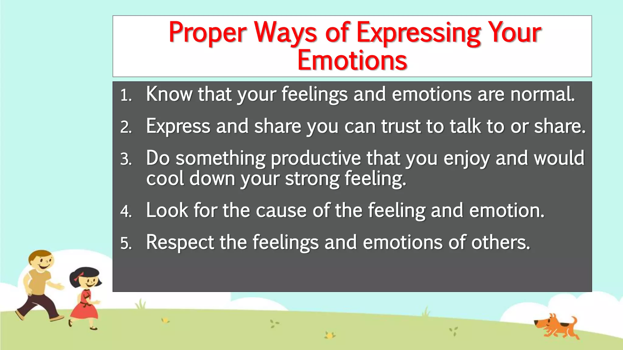 HEALTH (Your feelings and emotions) | PPTX