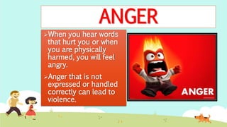 HEALTH (Your feelings and emotions) | PPTX