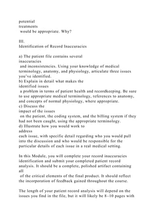 Your final project for this course will be a patient record analysis.docx