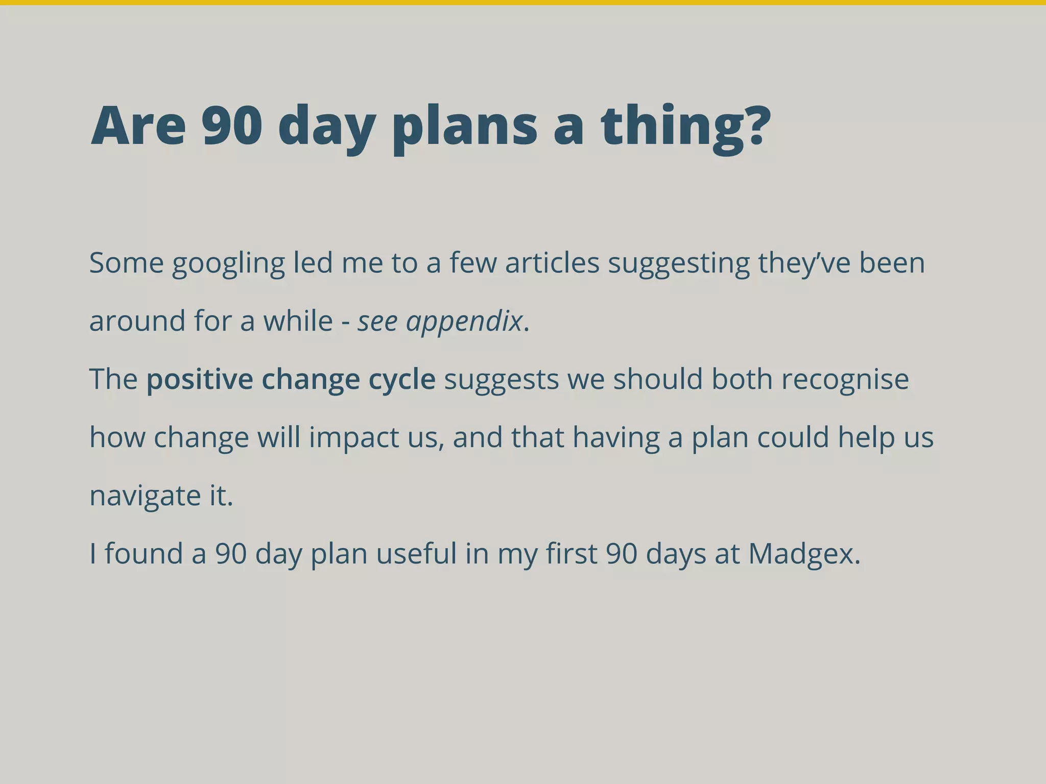 Your first 90 days | PDF