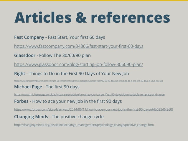 Your first 90 days | PDF