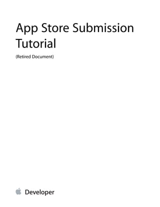 iPhone first App Store submission | PDF