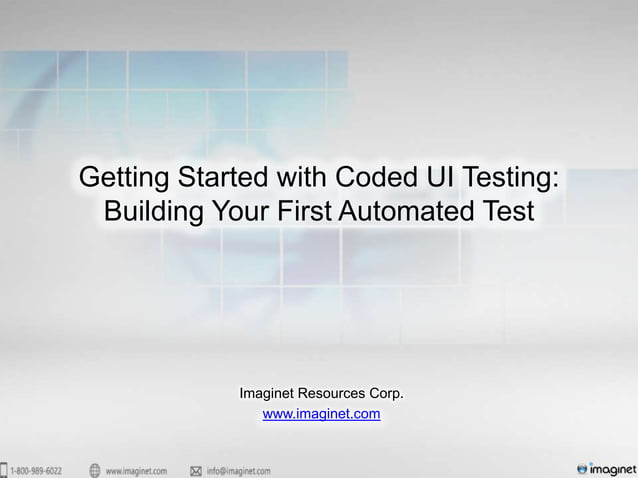 Getting Started with Visual Studio’s Coded UI Testing: Building Your ...