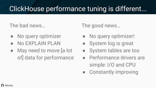Your first ClickHouse data warehouse | PDF