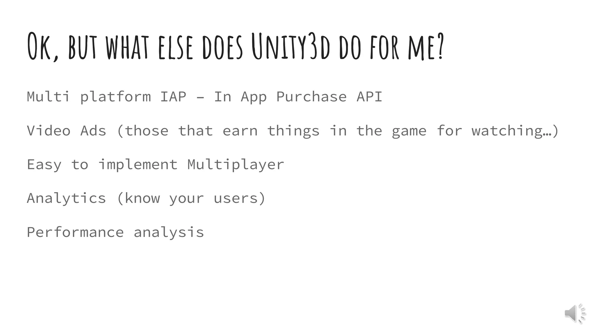 Your first game with unity3d framework | PPT