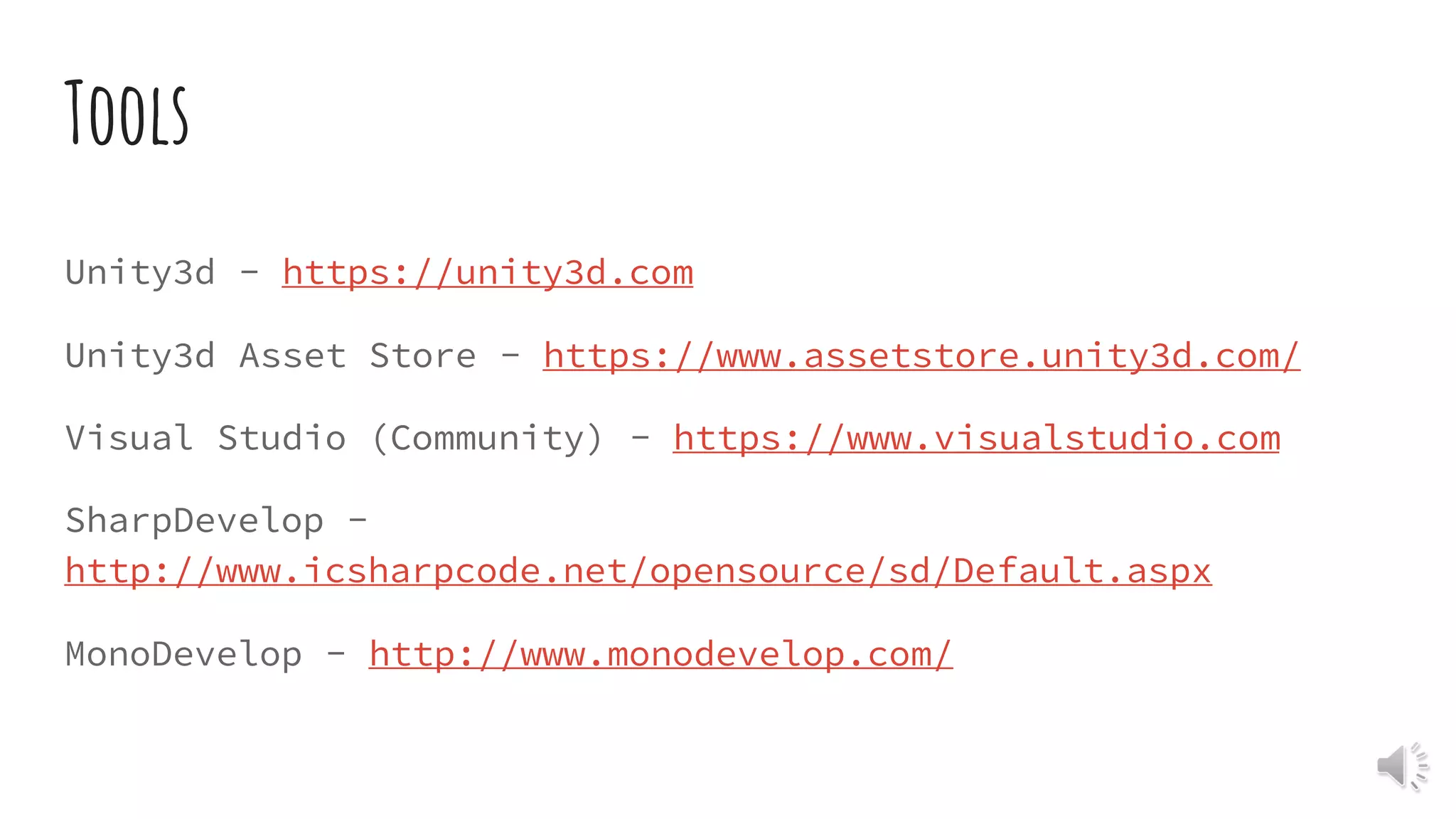 Your first game with unity3d framework | PPT