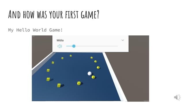 Your first game with unity3d framework | PPT
