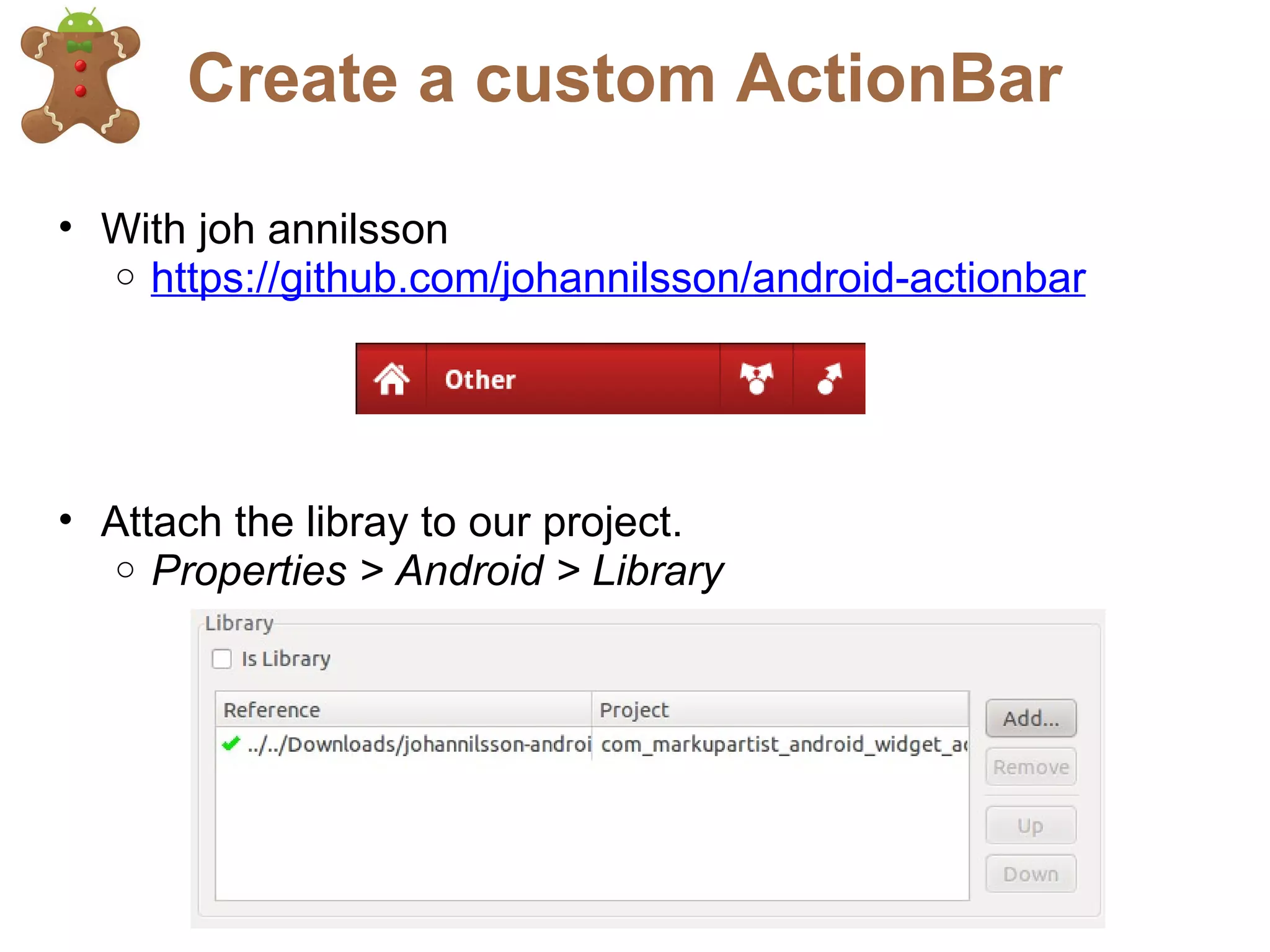 Create a sexy Android application | PPT
