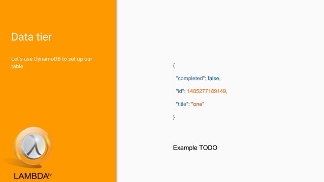Your First Multi Tier Serverless Architecture On Aws Ppt