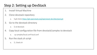 Your first patch to open stack | PPT