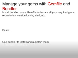 Your first sinatra app | PPT