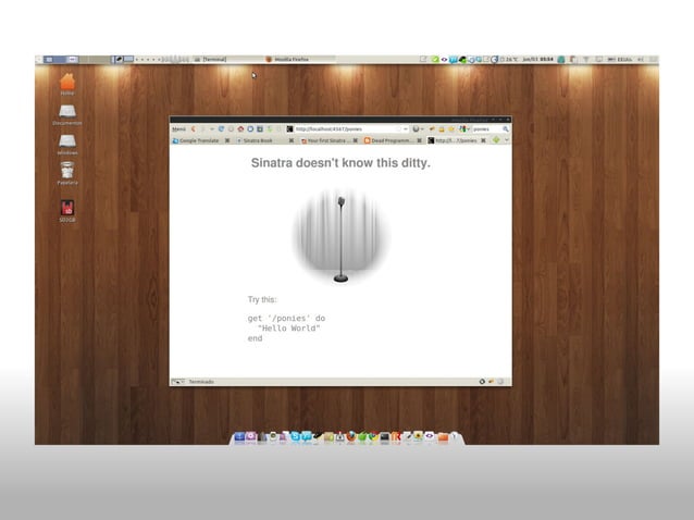 Your first sinatra app | PPT