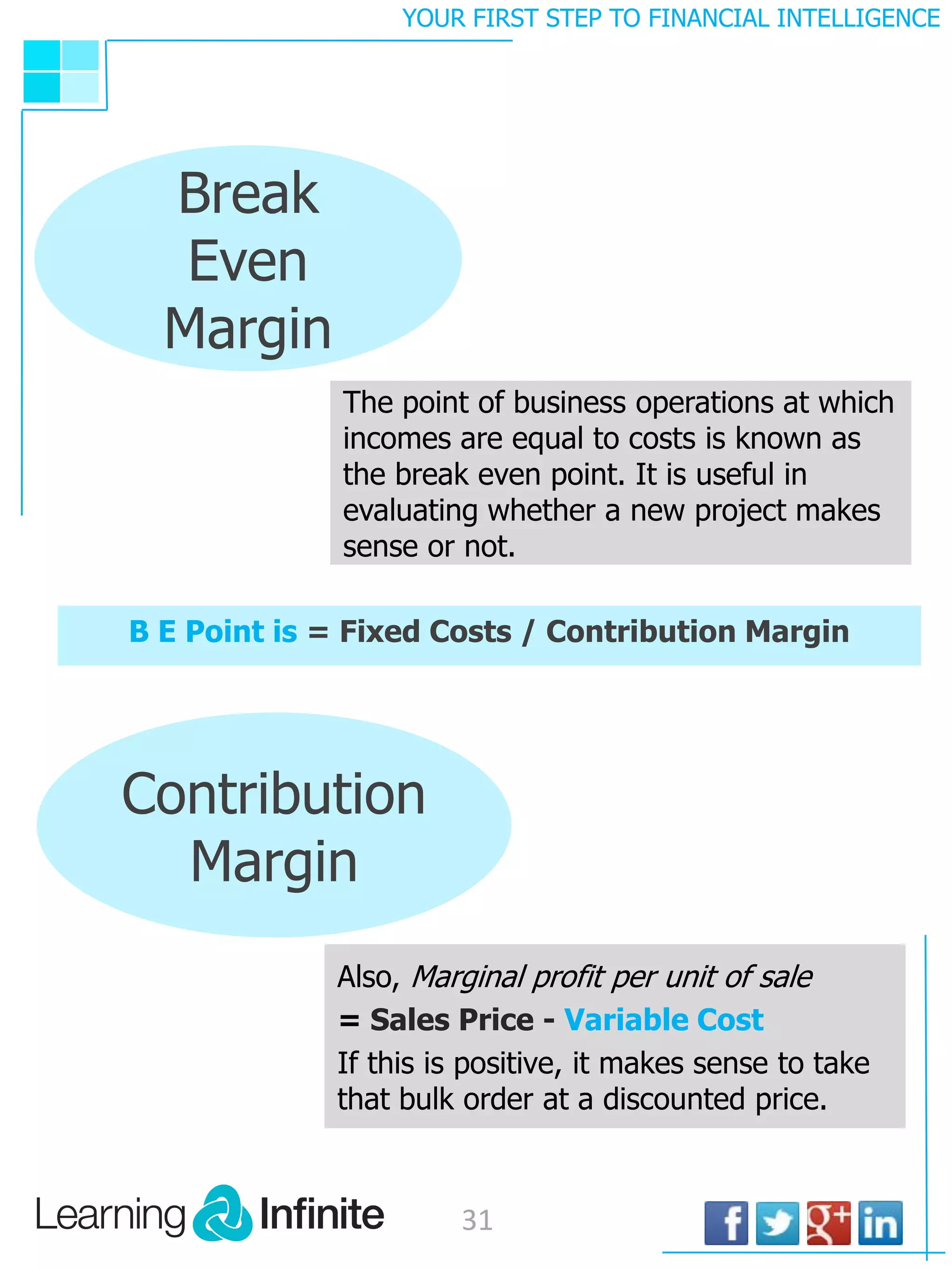 Your First Step to Financial Intelligence | PDF