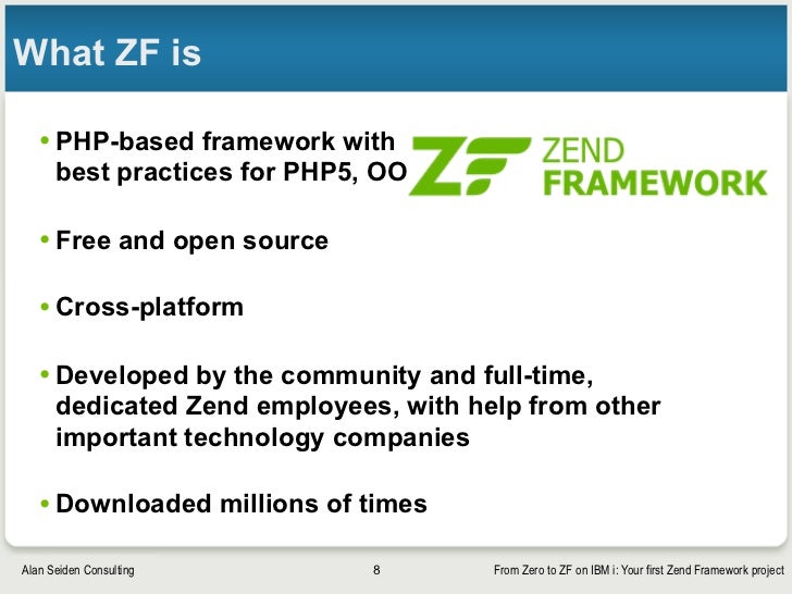 From Zero To Zf Your First Zend Framework Project On Ibm I