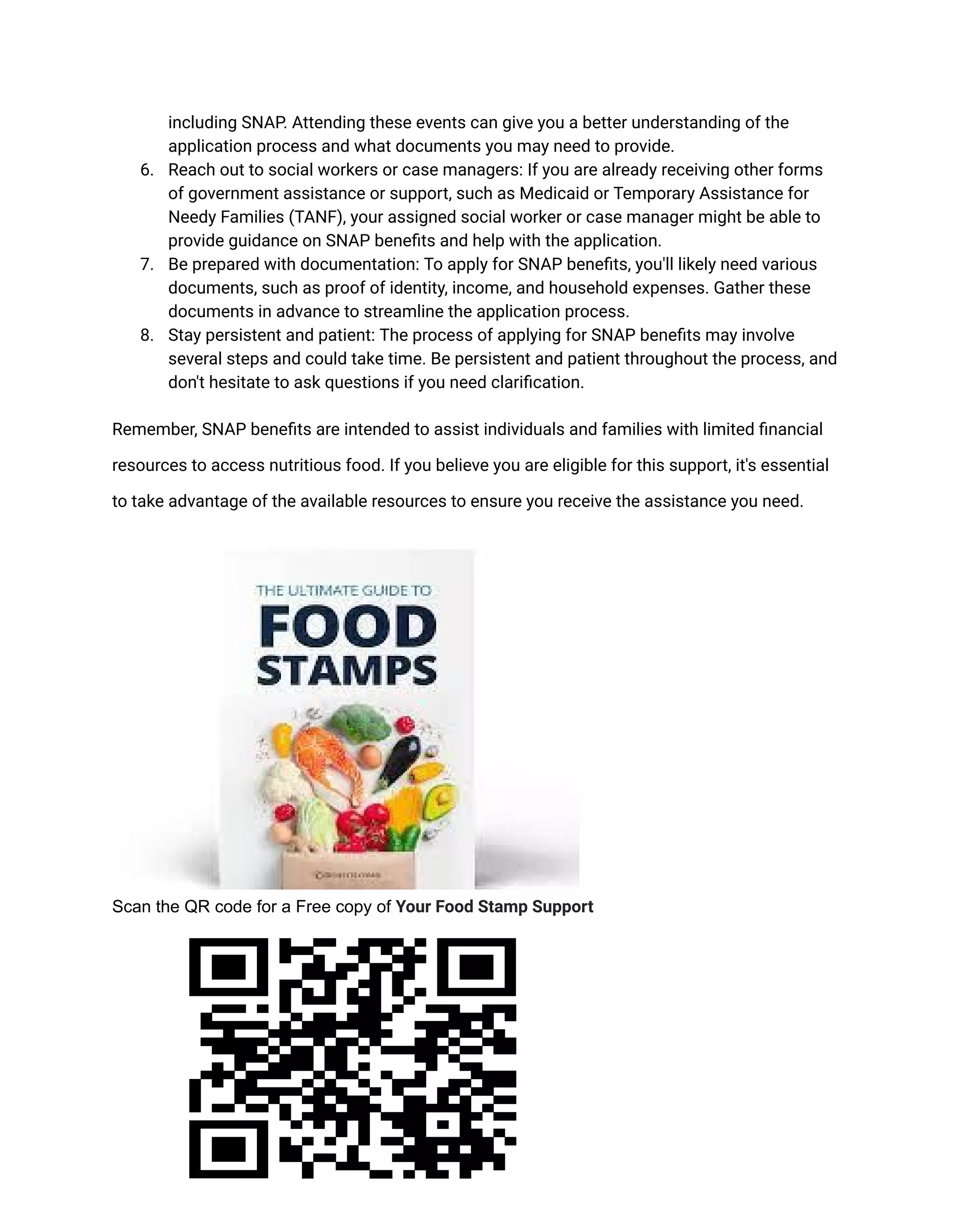 Your Food Stamp | PDF