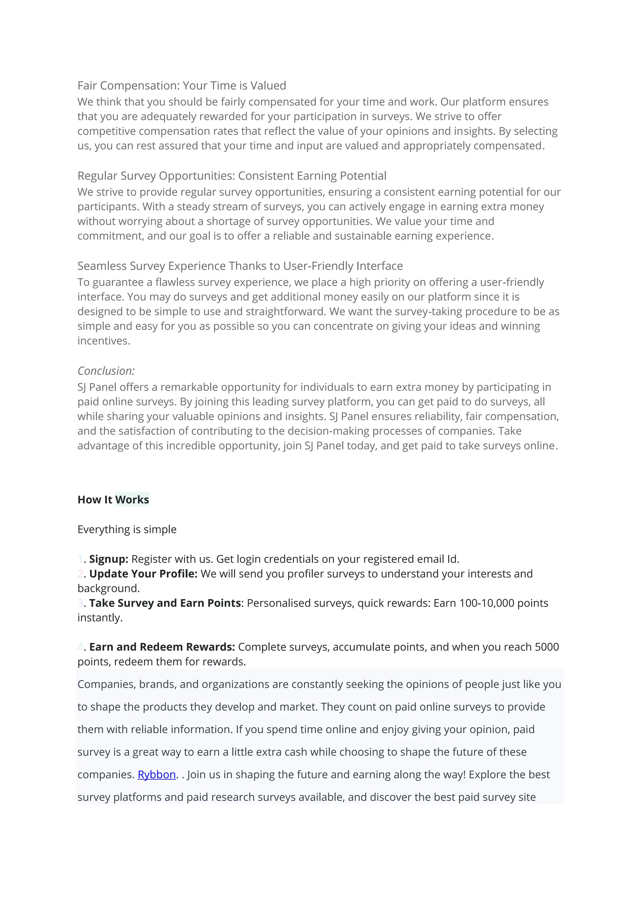 Your Gateway to Earning Extra Money through Survey Participation | PDF