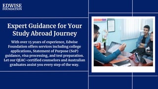 Your Gateway to Studying in Australia: Expert Guidance from Edwise ...
