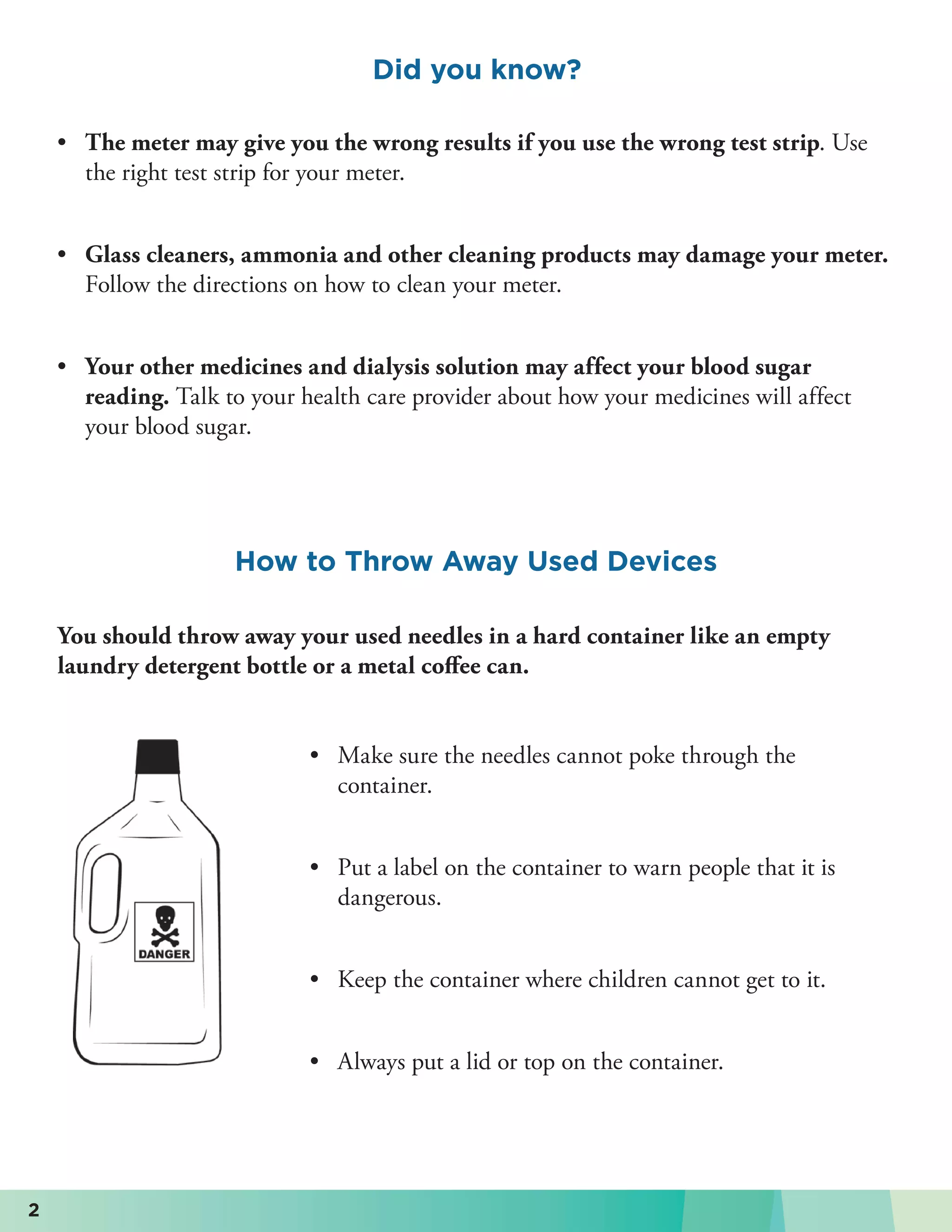 Global Medical Cures™ | Your Glucose Meter | PDF