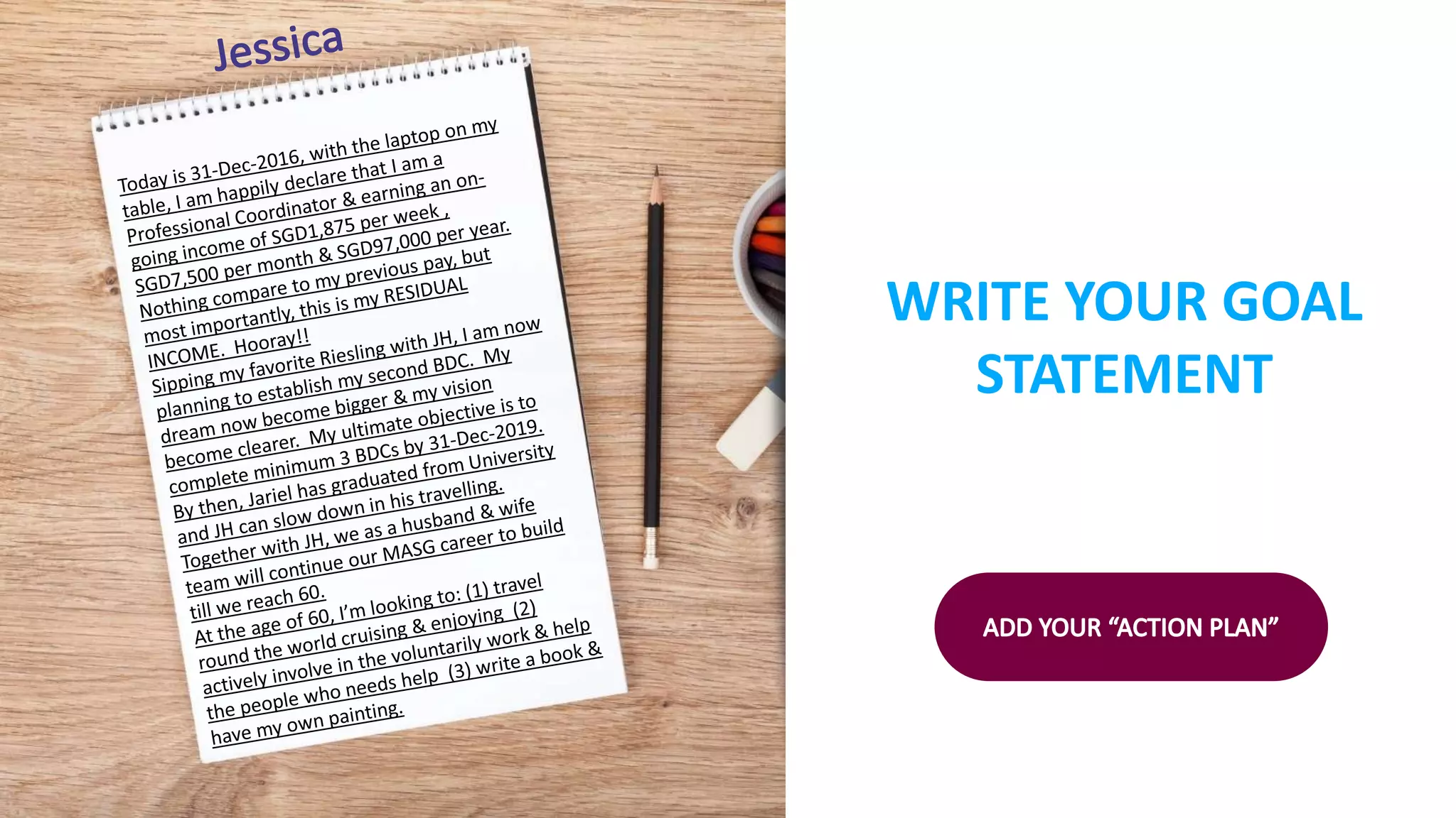 Your goal and goal statement | PPT