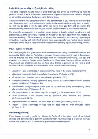Your God-given personality | PDF | Christianity | Religion & Spirituality