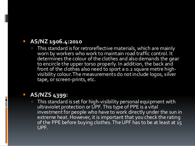 Your Guide To Australian PPE Standards & Requirements | PPTX