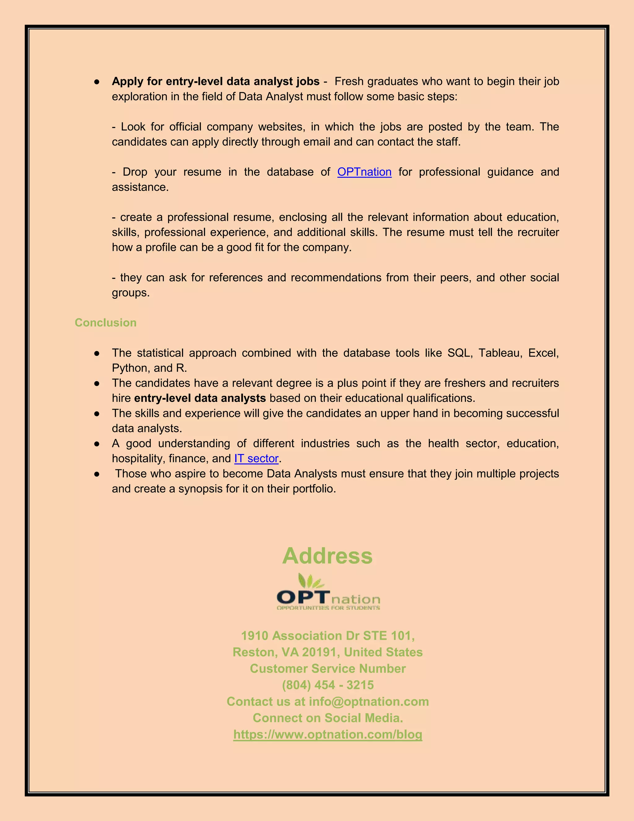 Your Guide to Becoming a Data Analyst | PDF