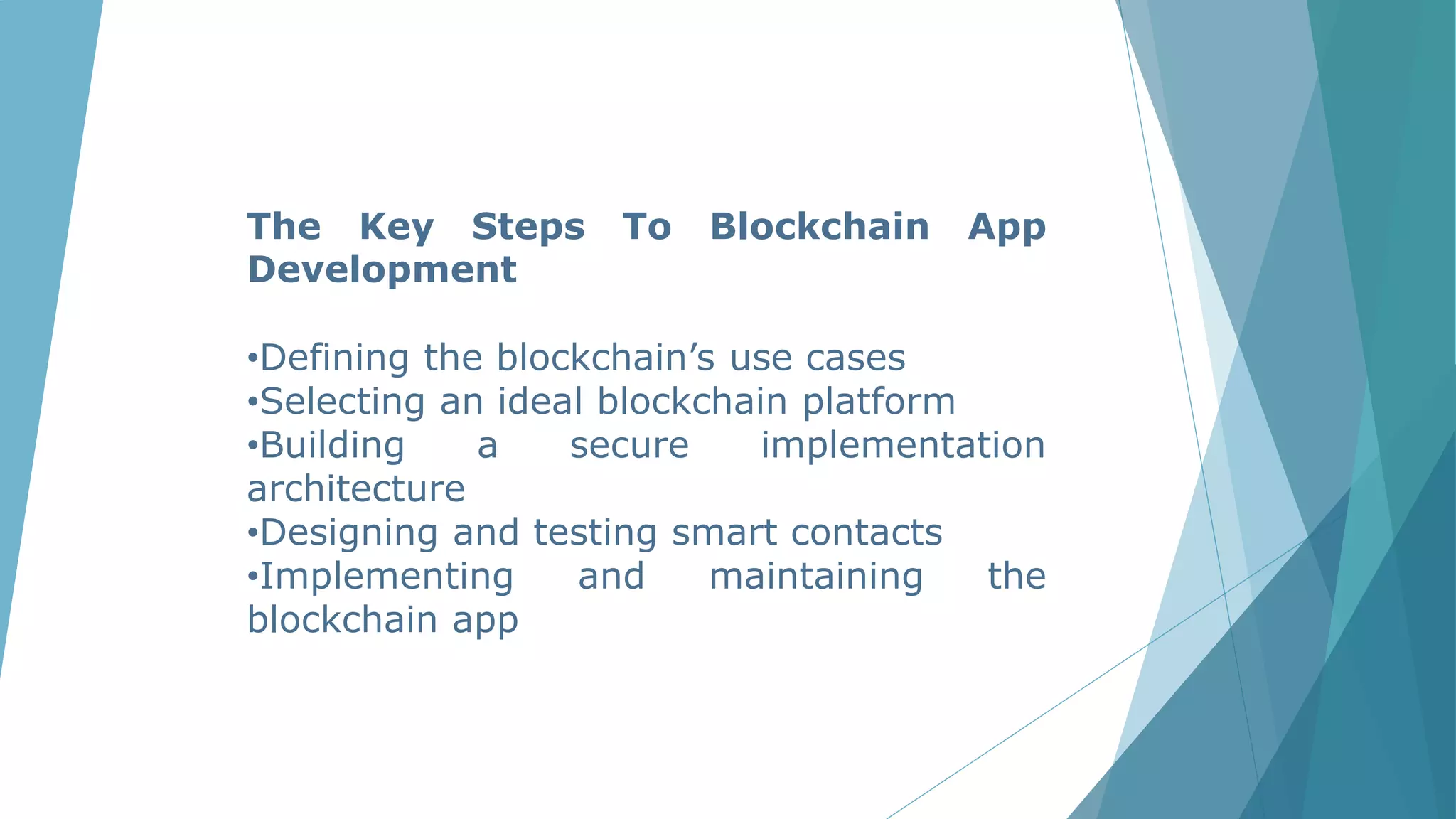 Your Guide To Blockchain Application Development Pptx Computer