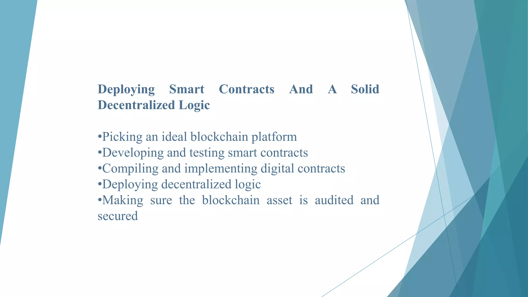 Your Guide To Blockchain Application Development Ppt