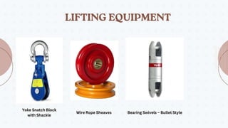 Your Guide to Buy the Best Lifting and Rigging Equipment | PPTX