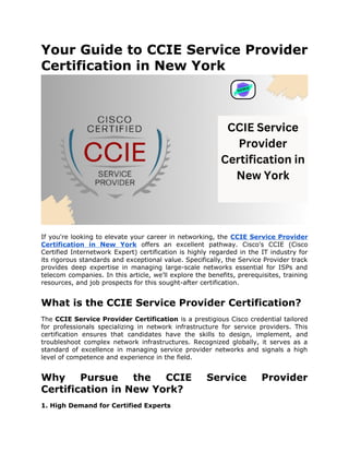 Your Guide to CCIE Service Provider Certification in New York.docx