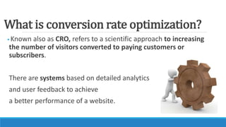 Your Guide To Conversation Rate Optimization | PPT