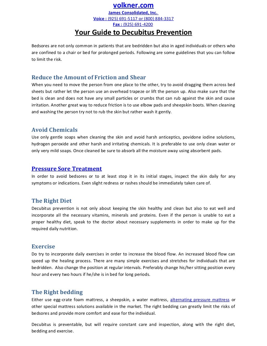 Your guide to decubitus prevention