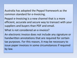 Your Guide to e-invoicing | PPTX