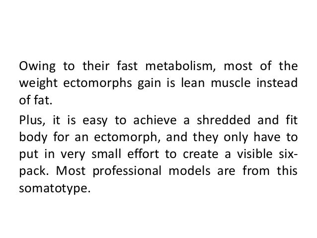 Your Guide to Ectomorph Body Type, Diet | PPT