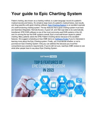 Your guide to epic charting system | PDF