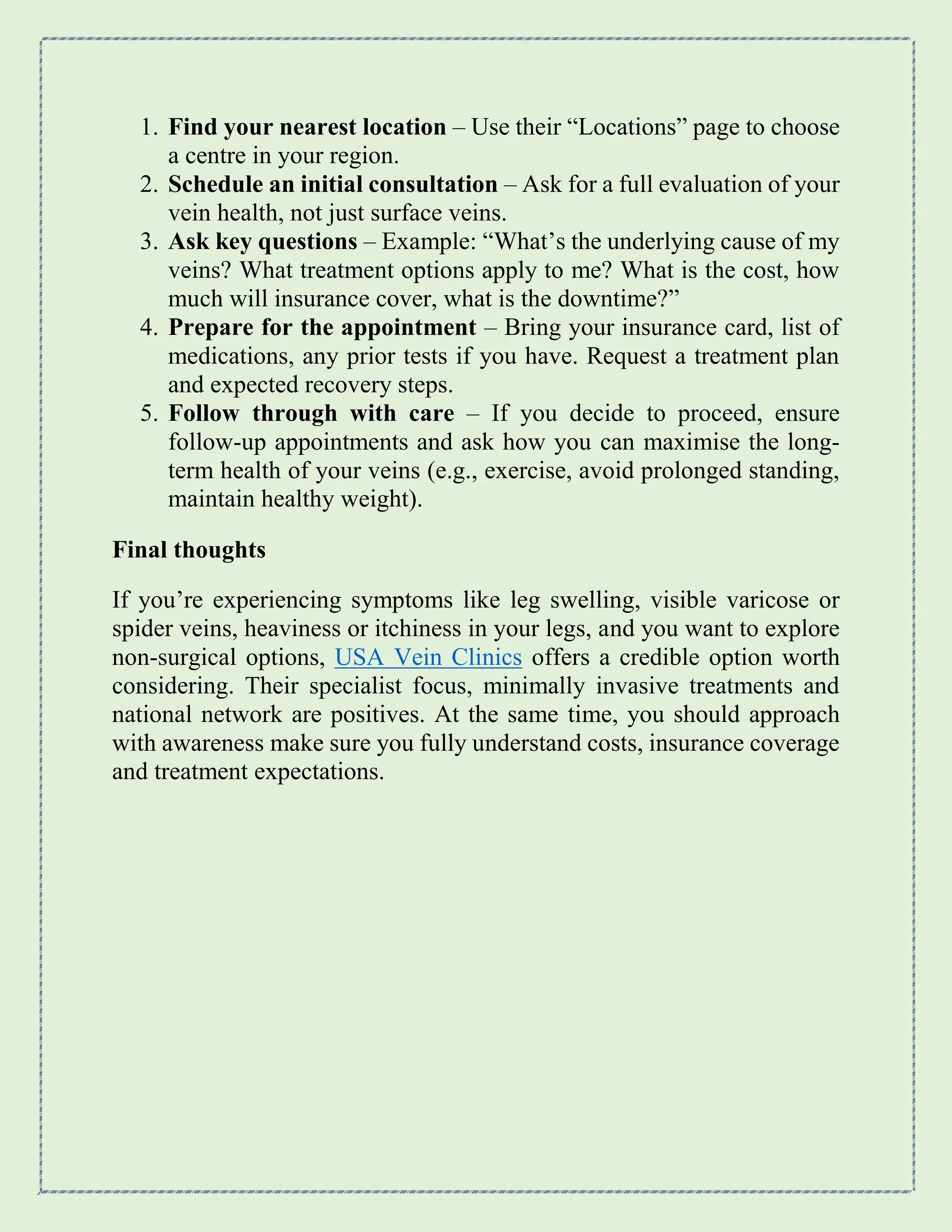 Your Guide to Finding a Trusted Vein Doctor Near Me at USA Vein Clinics.pdf