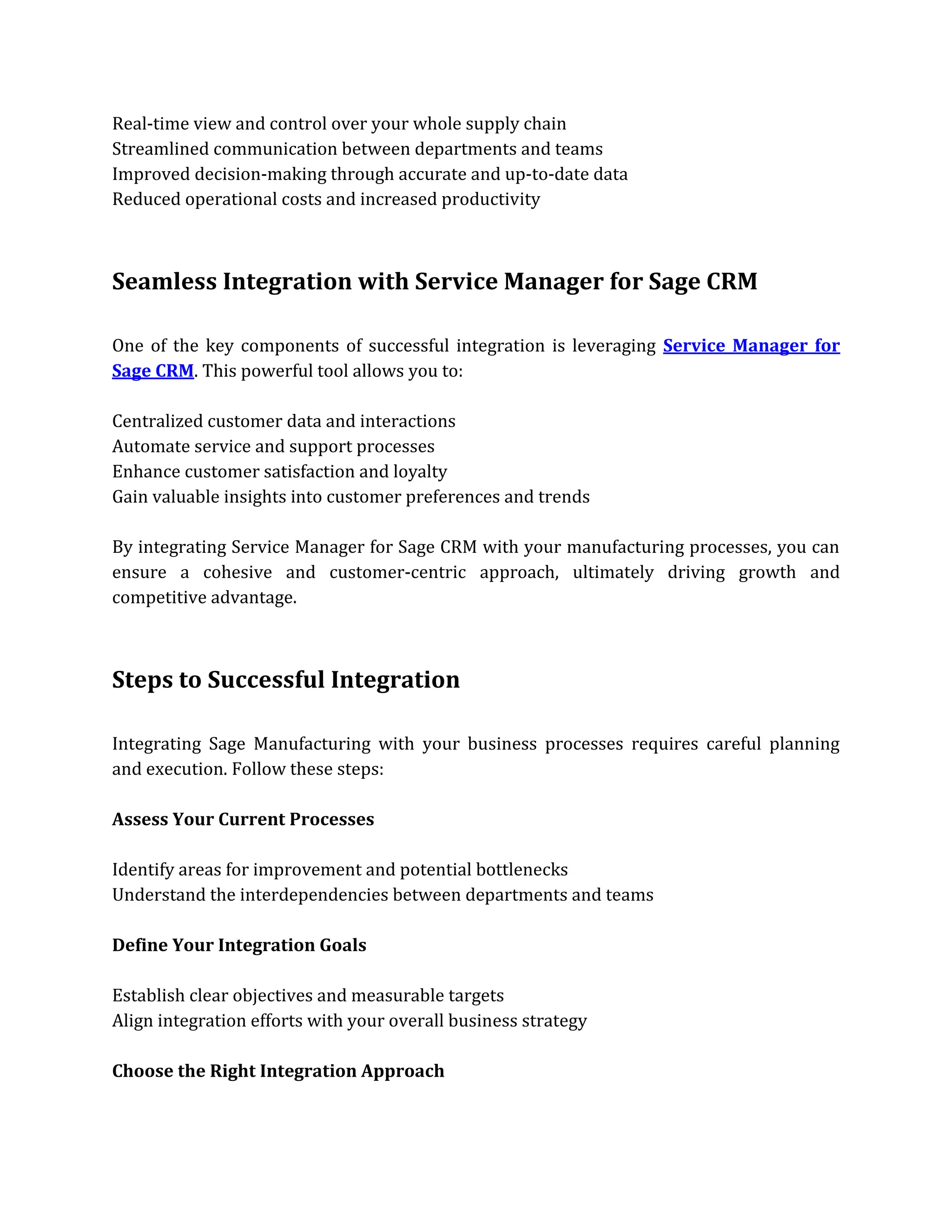 Your Guide to Integrating Sage Manufacturing with Your Business ...