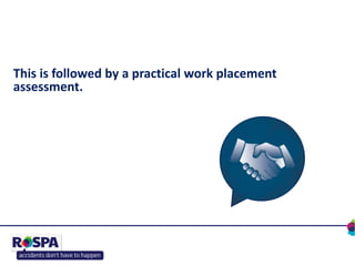 Your guide to IOSH work placement assessors | PPTX