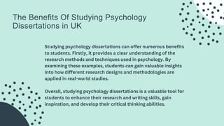 Your Guide To Psychology Dissertations In Leicester - PPT.pptx