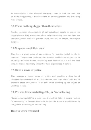 Your Guide to Self Actualization | PDF