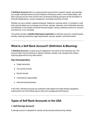 Your Guide to the Best 11 Self Bank Account Options Available.pdf