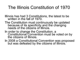 Your Illinois state government | PPT