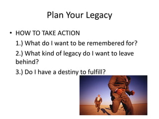 Your Legacy: Impact or influence | PDF