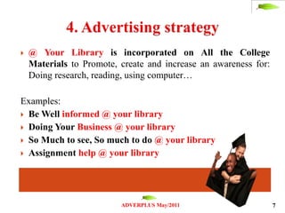@Your Library Awareness Campaign | PDF
