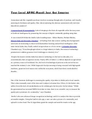 Your local apmc mandi just got smarter