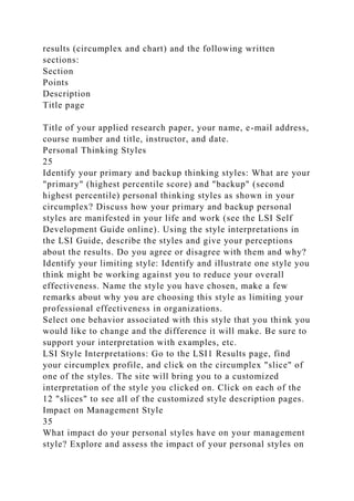 Your LSI Styles ProfileThe raw and percentile scores in the tabl.docx