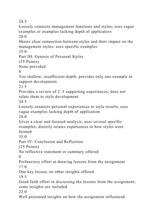 Your LSI Styles ProfileThe raw and percentile scores in the tabl.docx